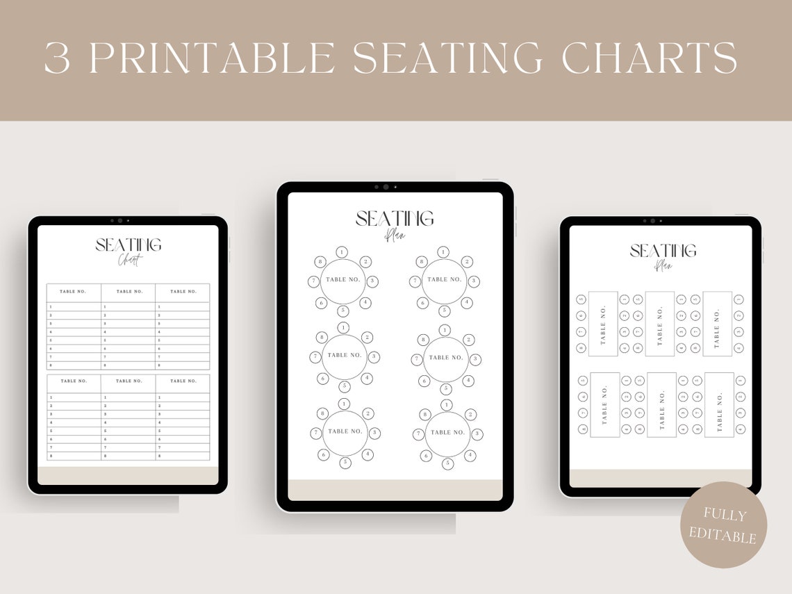 Event Seating Chart Template Download Seating Chart Printable Table ...