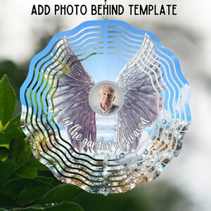 Memorial Wind Spinner PNG Add Photo Wind Spinner Angel Wings PNG ...