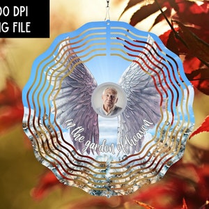 Memorial Wind Spinner PNG Add Photo Wind Spinner Angel Wings PNG ...