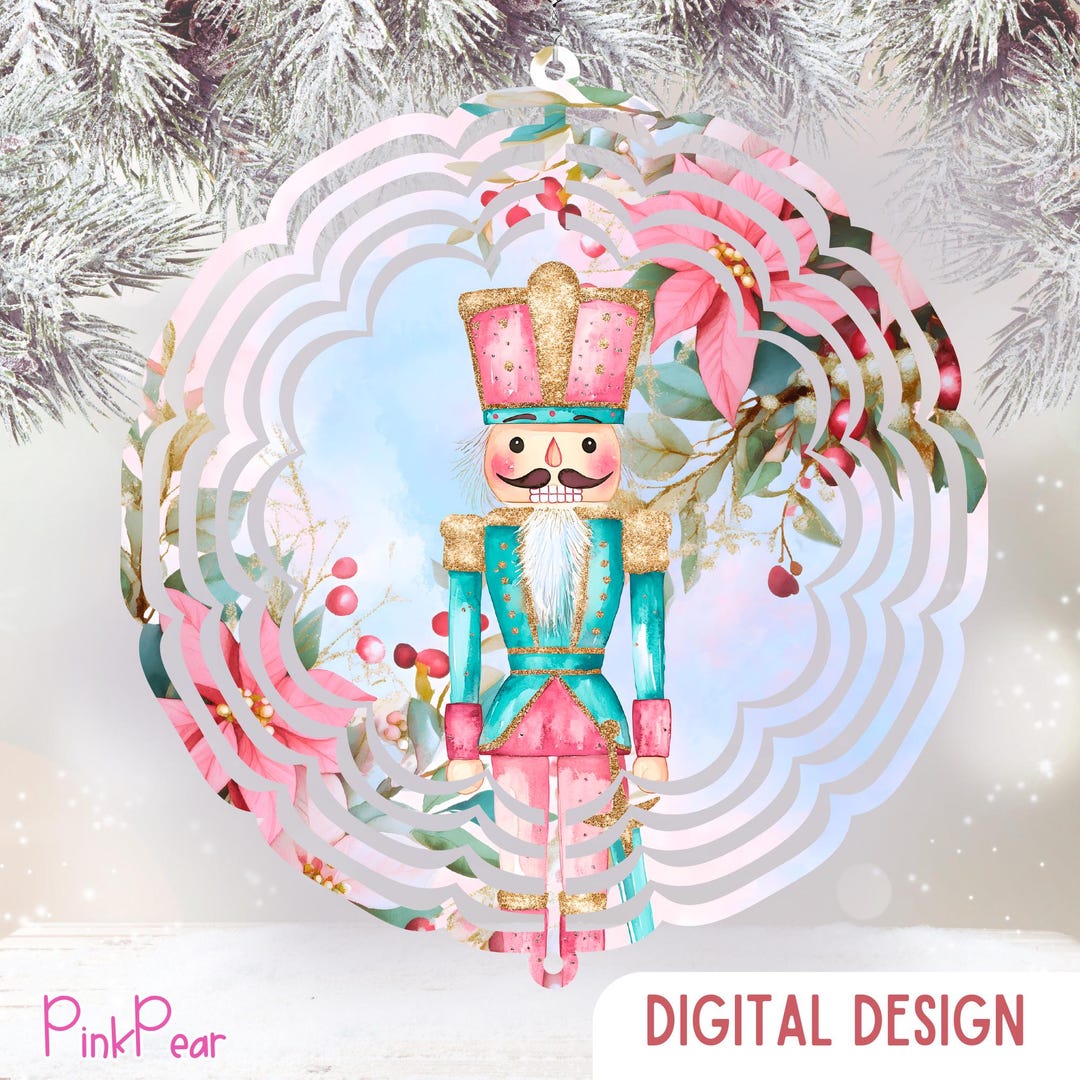 Nutcracker Wind Spinner Design Watercolor Nutcracker PNG Pastel Color ...