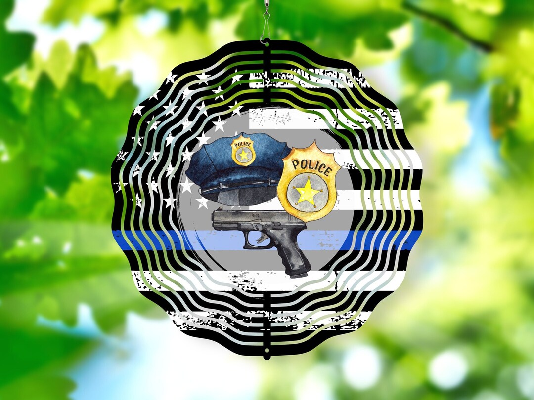 POLICE Sublimation Wind Spinner Police PNG Police Wind Spinner PNG ...