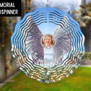Memorial Wind Spinner PNG Add Photo Wind Spinner Angel Wings PNG ...