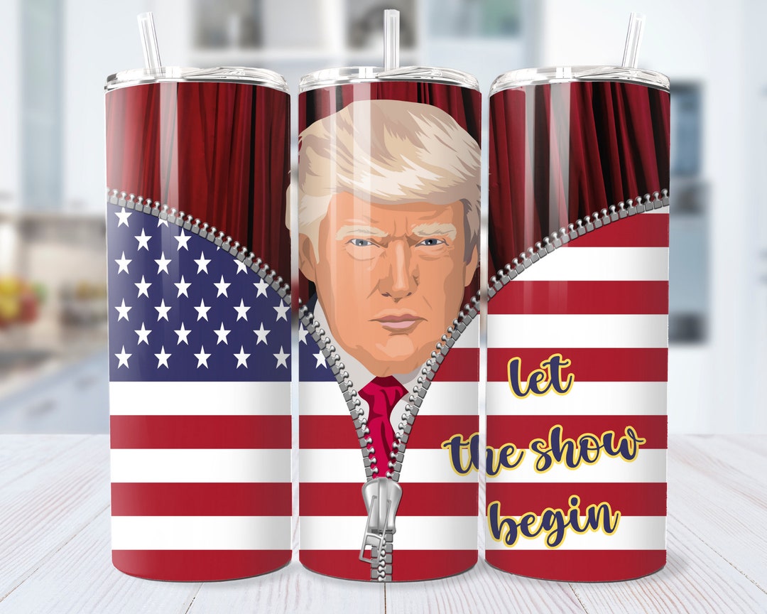 TRUMP Tumbler Design 20 Oz Skinny Tumbler Wrap Trump Sublimation Design ...
