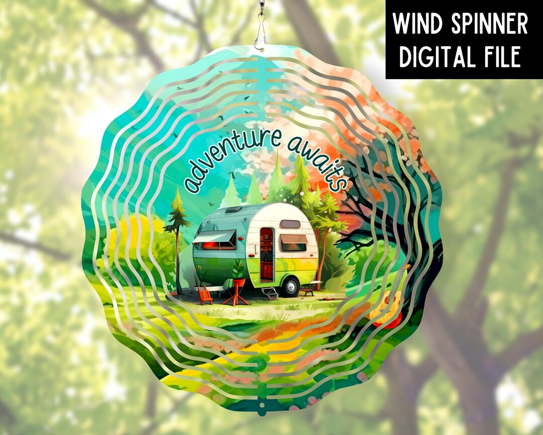 CAMPING PNG for Wind Spinner Camping Design Sublimation Windspinner ...