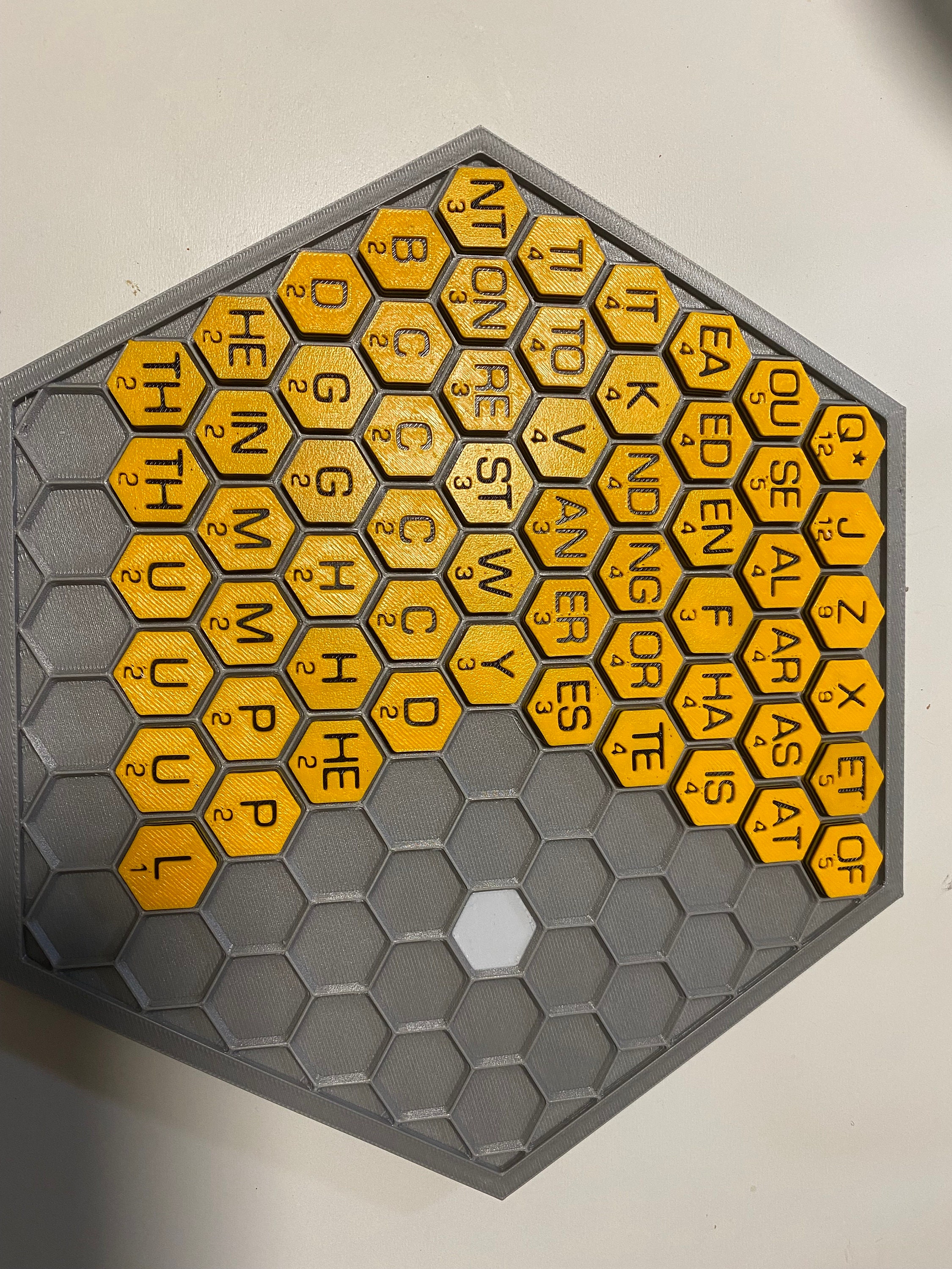 Spelling Bee - A 3D Printed Word Game - Etsy