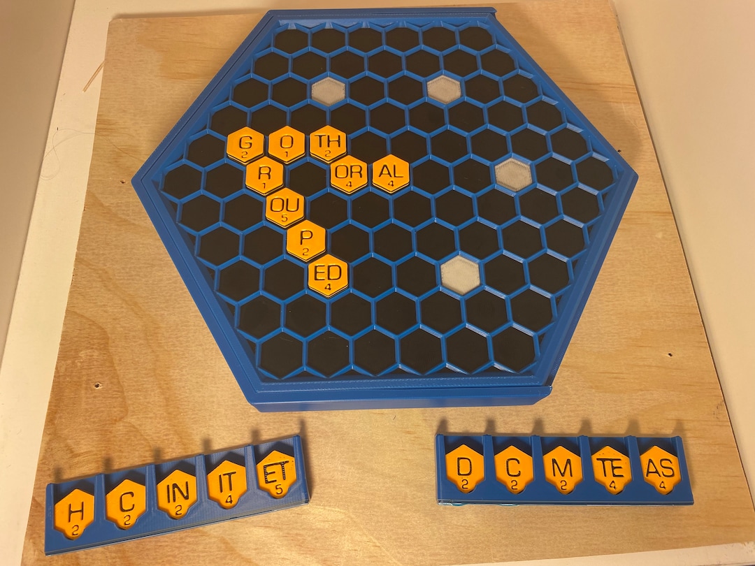 Spelling Bee - A 3D Printed Word Game - Etsy