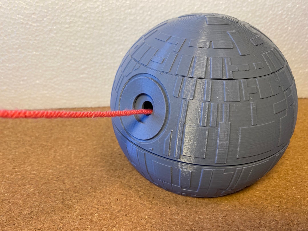 Death Star Inspired Yarn Bowl With Lid - Etsy