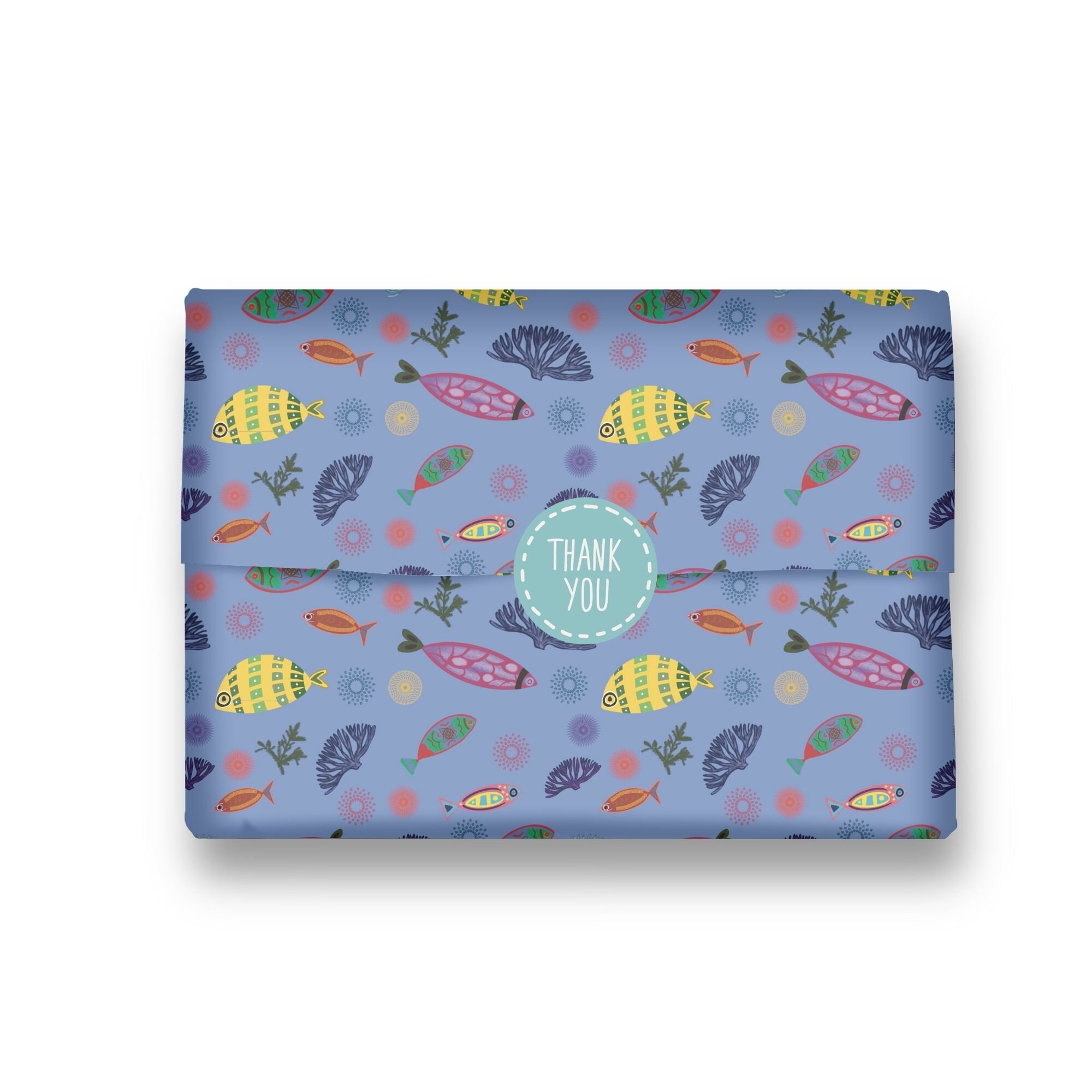 Colorful Fish Seamless Pattern, Marine Digital Paper (digital Download ...