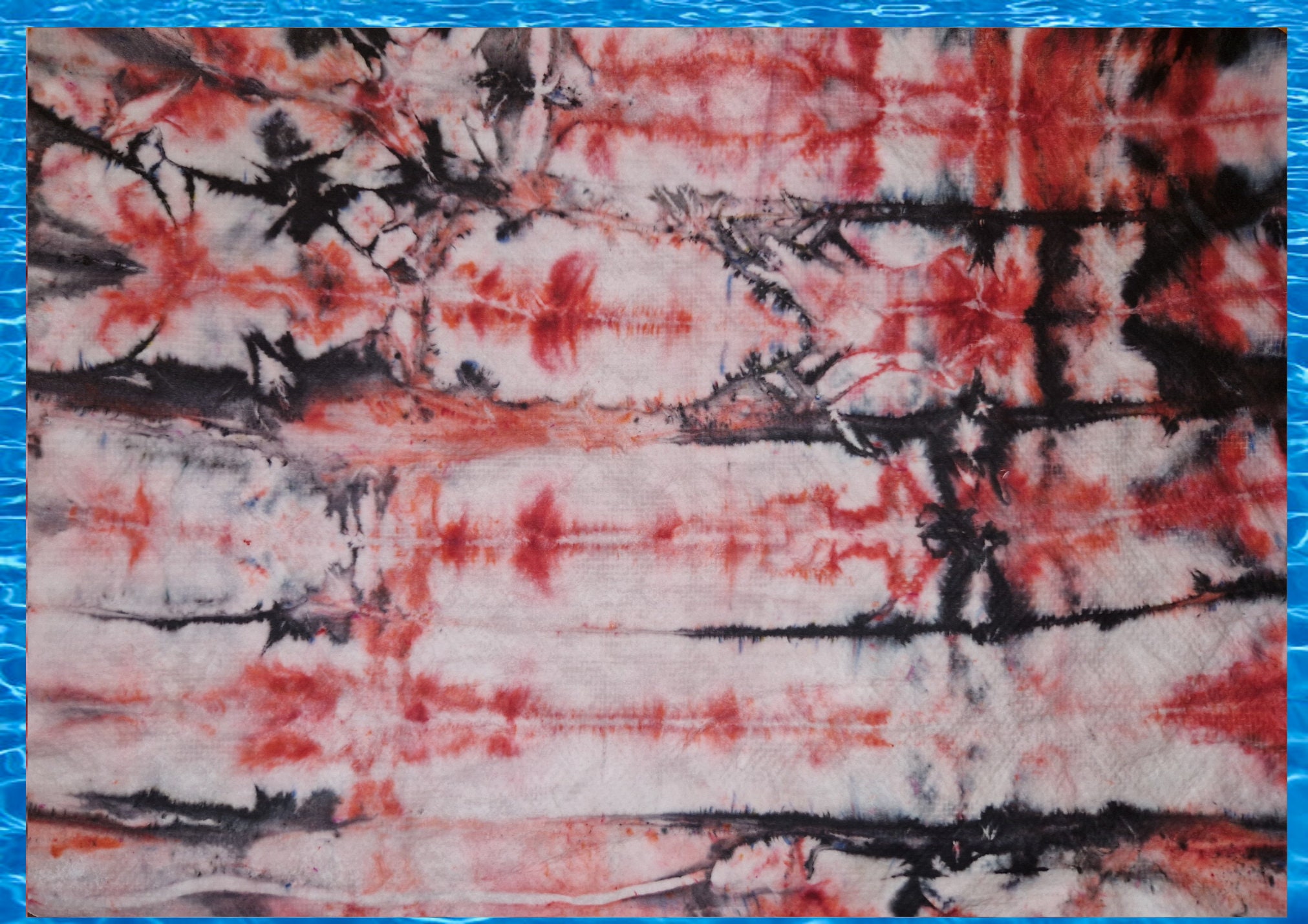 Ice-dye Diving Shammy Dive Shammie Diver Chamois Towel Sammie - Etsy