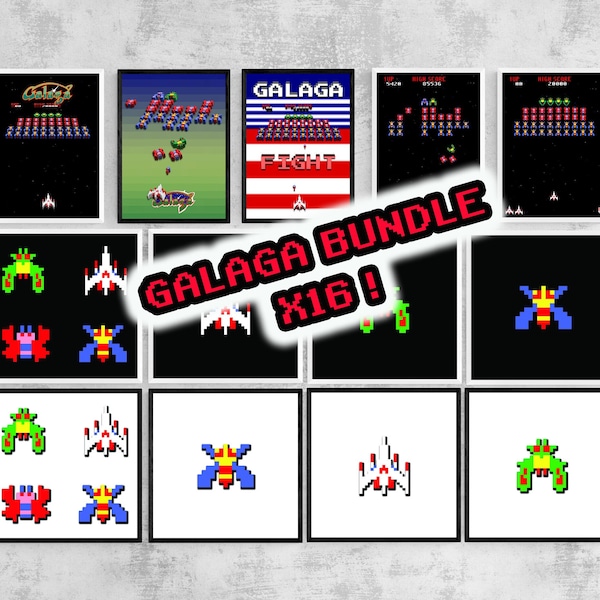 Galaga - Etsy