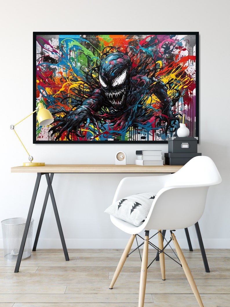 Venom Poster Graffiti Street Art Wall Art Urban Art Pop Art - Etsy