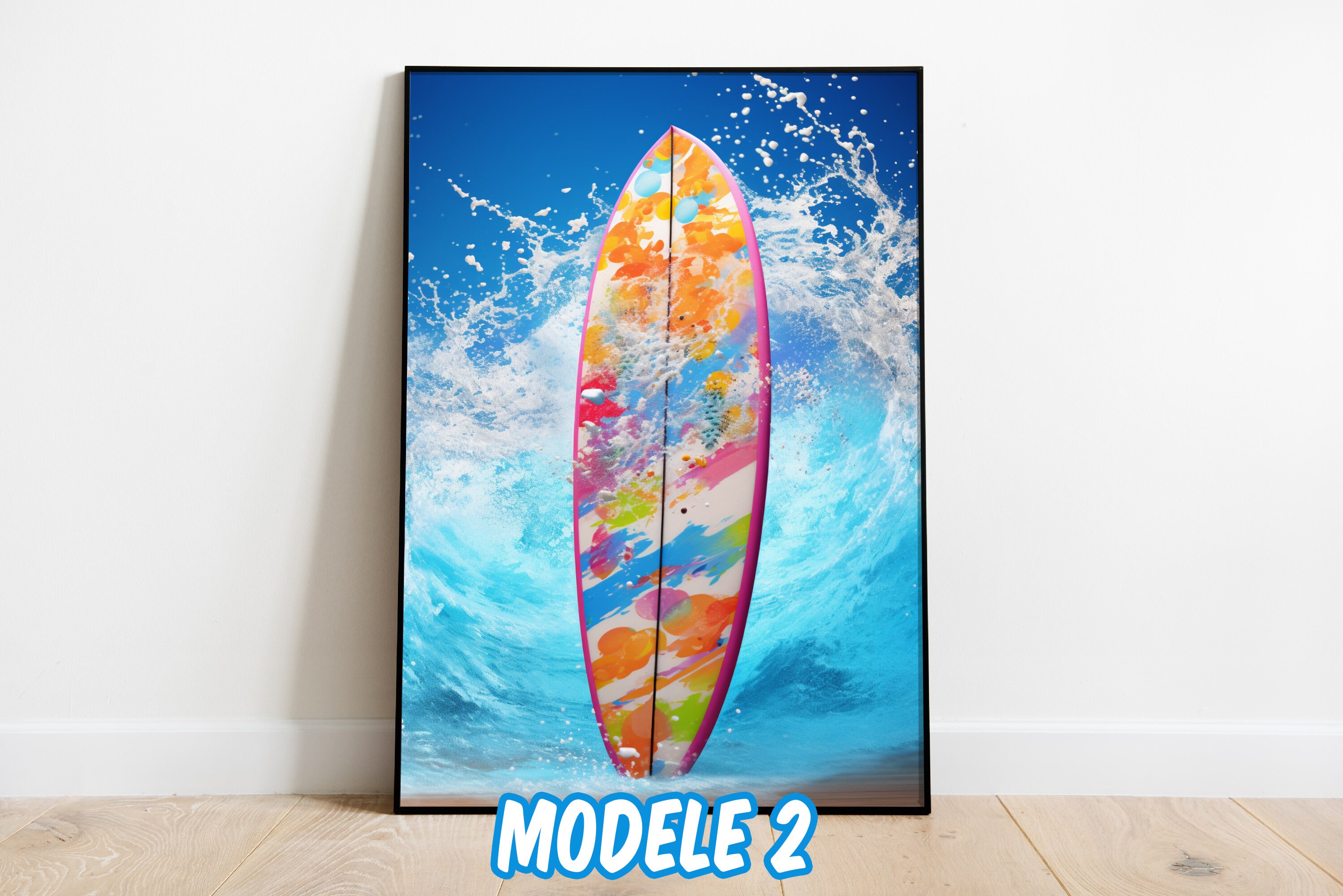 Surfboard Poster Graffiti Street Art Wall Urban Art Pop Art Deco Gift ...