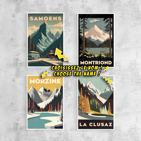 Mountain Poster - Etsy