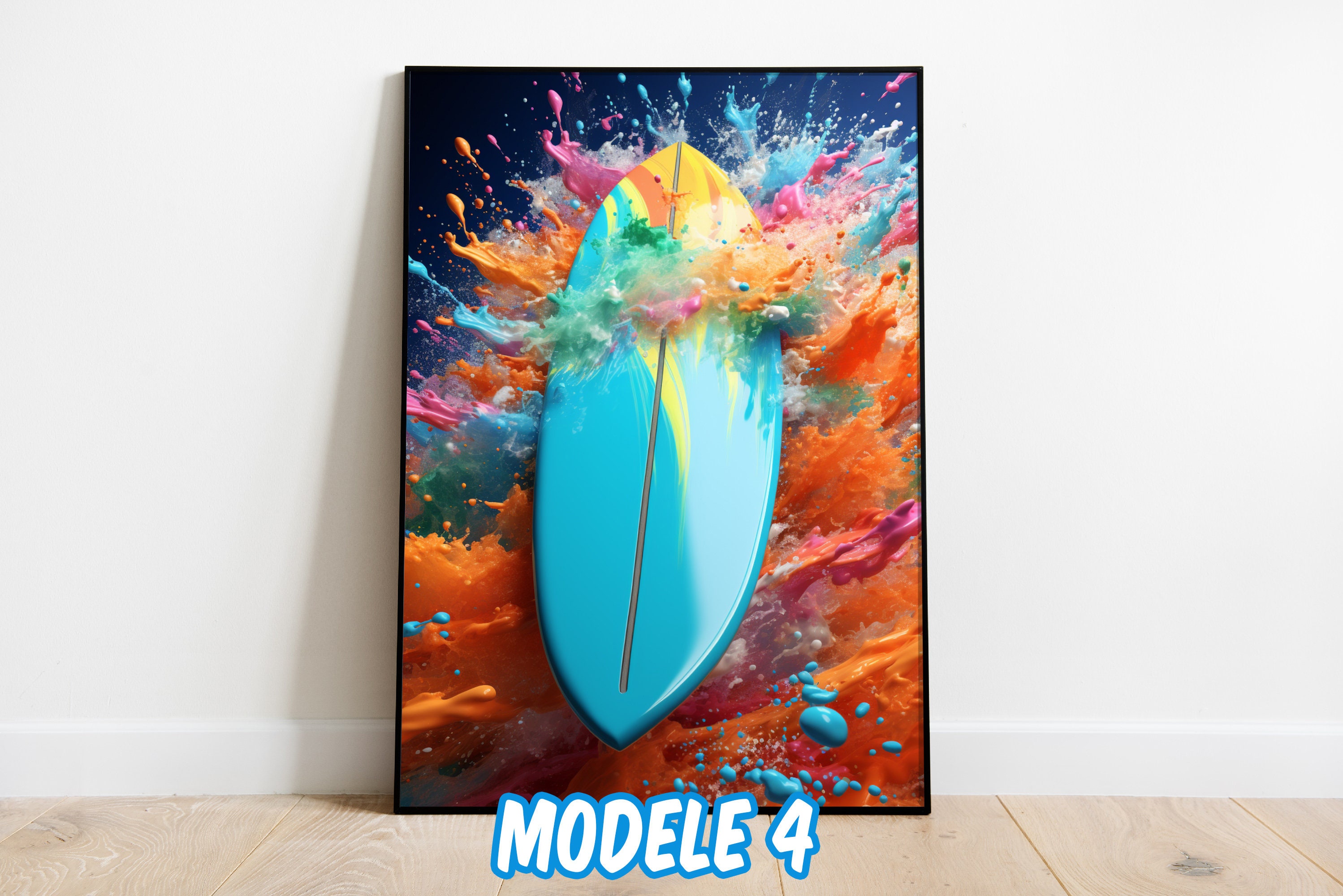 Surfboard Poster Graffiti Street Art Wall Urban Art Pop Art - Etsy