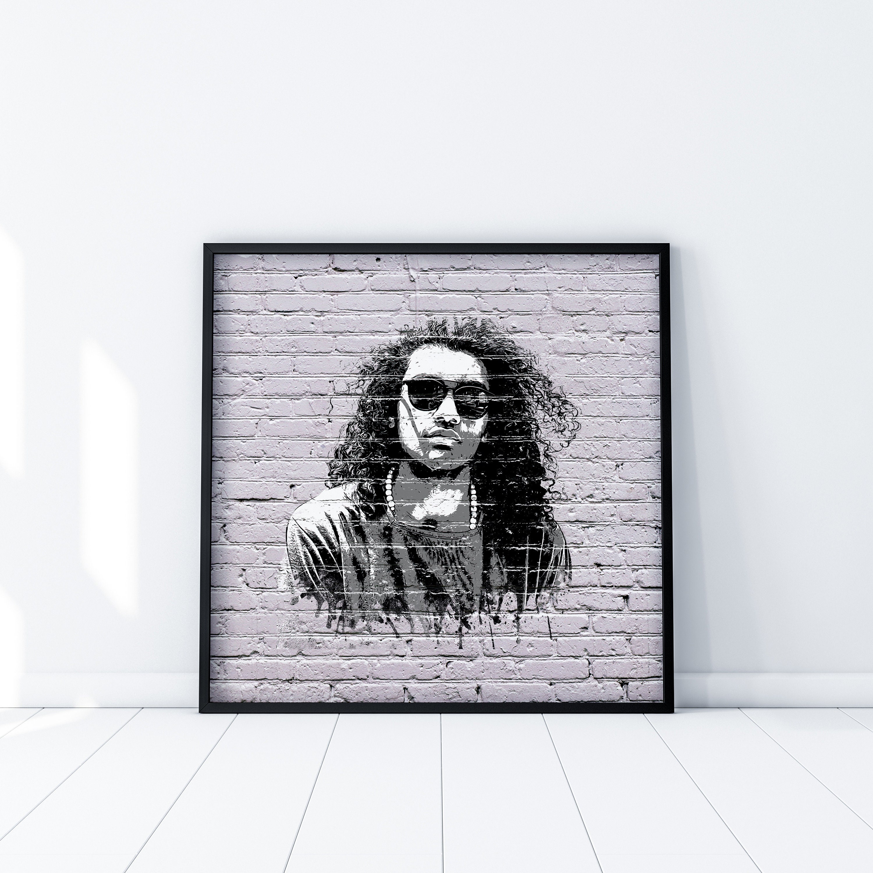 Custom Graffiti Portrait Photo Urban Street Art Gift Ideas Wall Art - Etsy
