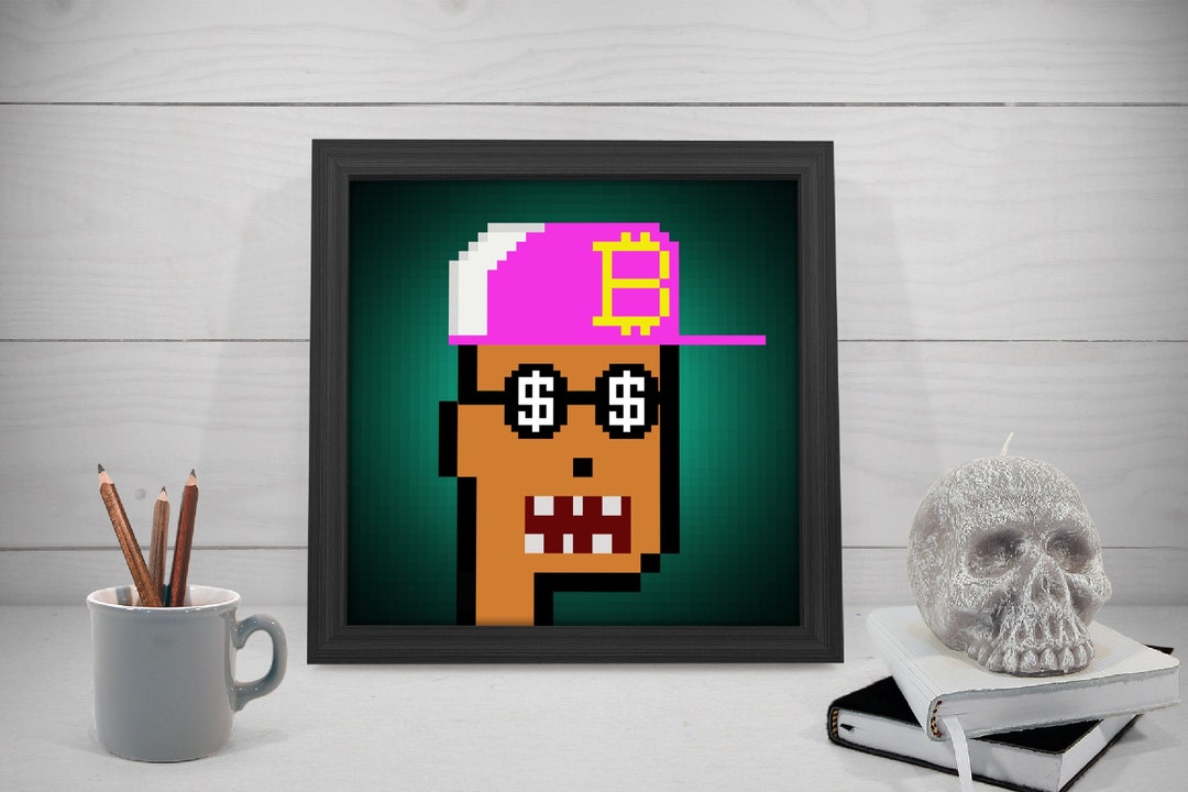 Cryptopunks Poster NFT Art Nft Wall Art Nft Print Pixel Art Crypto ...