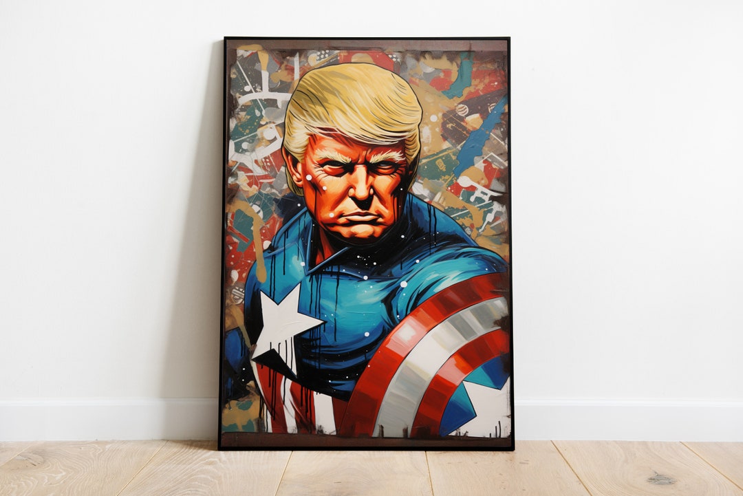 Donald Trump Poster Graffiti Street Art Urban Pop Art Deco USA ...