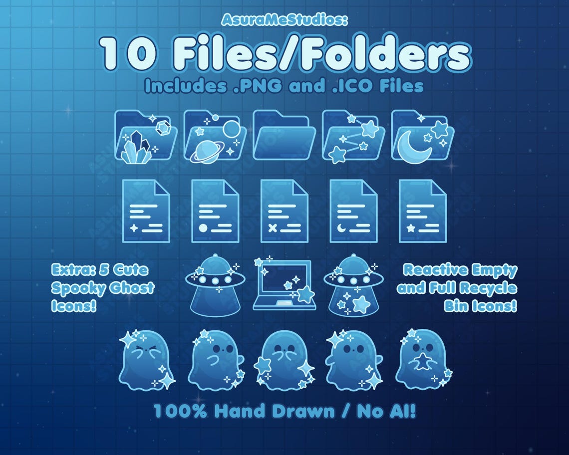 Midnight Blues Desktop Icon Theme: Dark Blue App Icons and Wallpapers ...