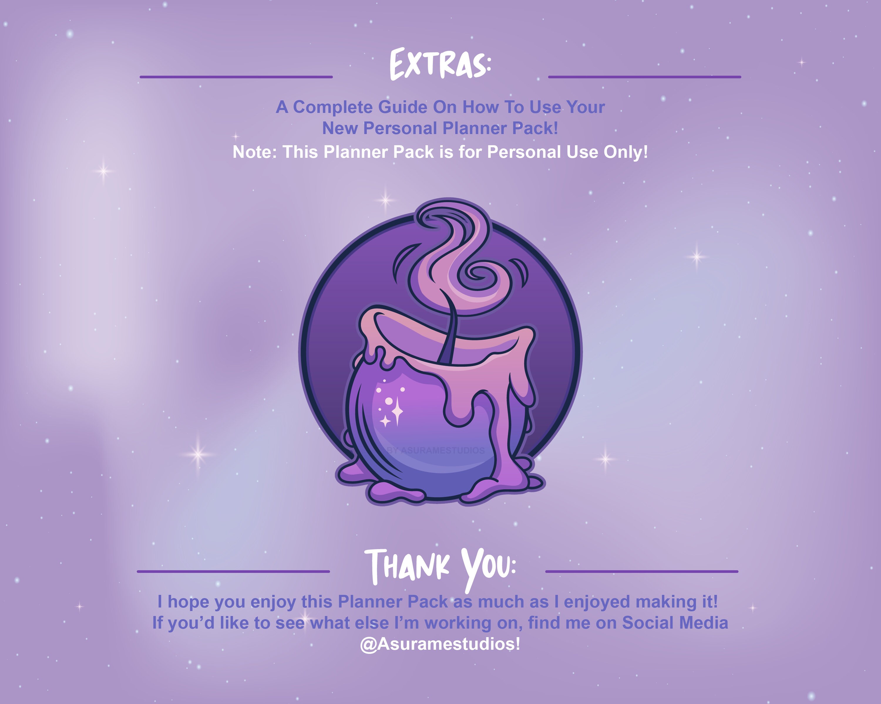 Cute Alchemy Magic Moon and Stars Mystic Lunar Printable 30 Piece ...