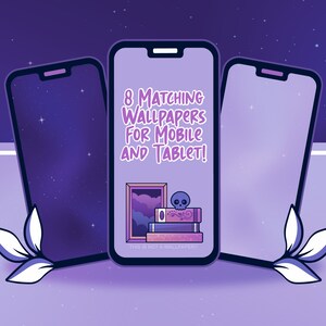 Cute Alchemy Magic Moon and Stars Lunar Aesthetic Mobile Icon Theme ...