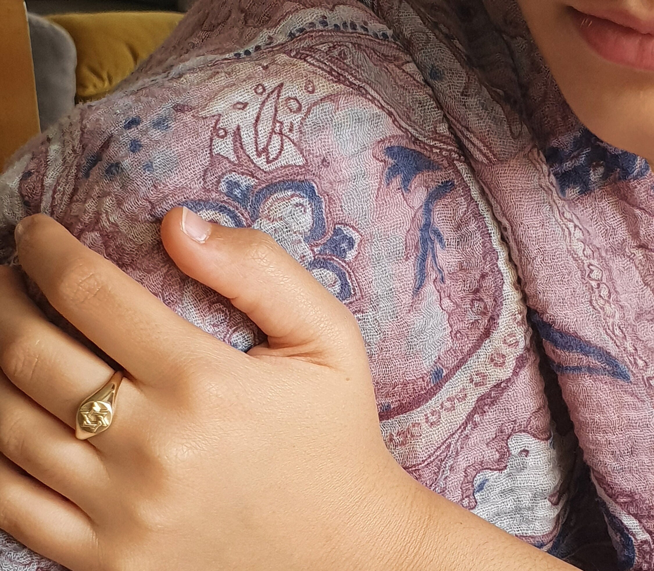 14k Gold Star of David Ring Judaica Ring Jewish Ring - Etsy