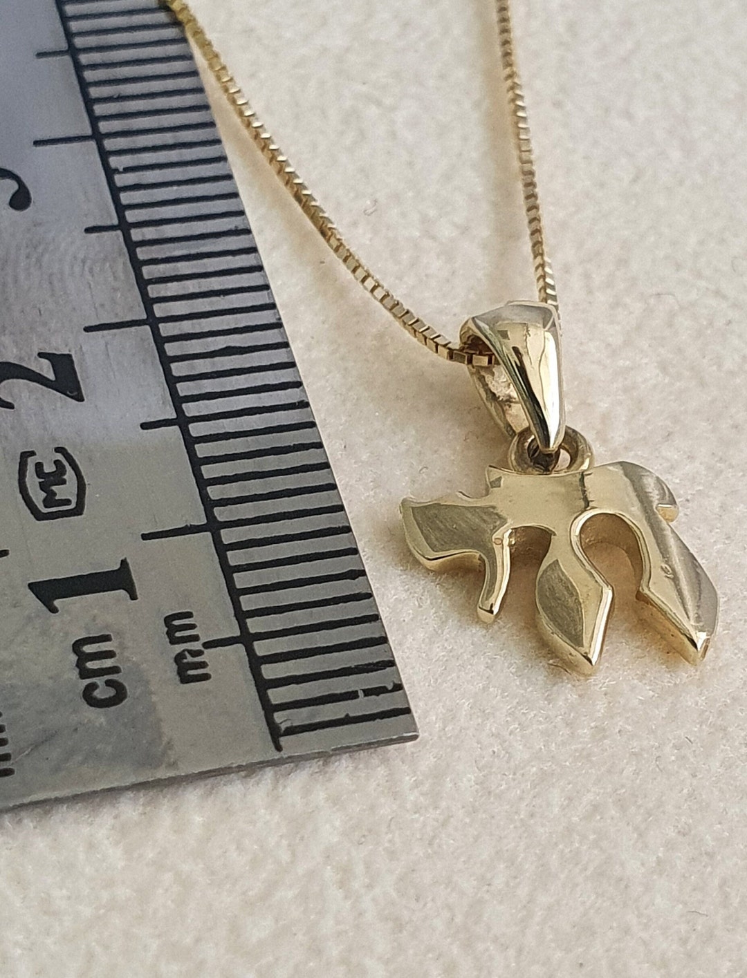 14k Gold Chai Pendant: Jewish Symbol Jewelry - Etsy