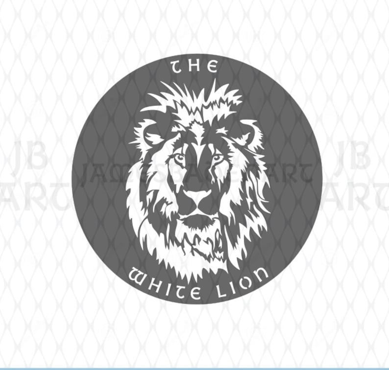 The White Lion Pub Sign SVG PNG DXF Cut File for Cnc Plasma Cutting ...