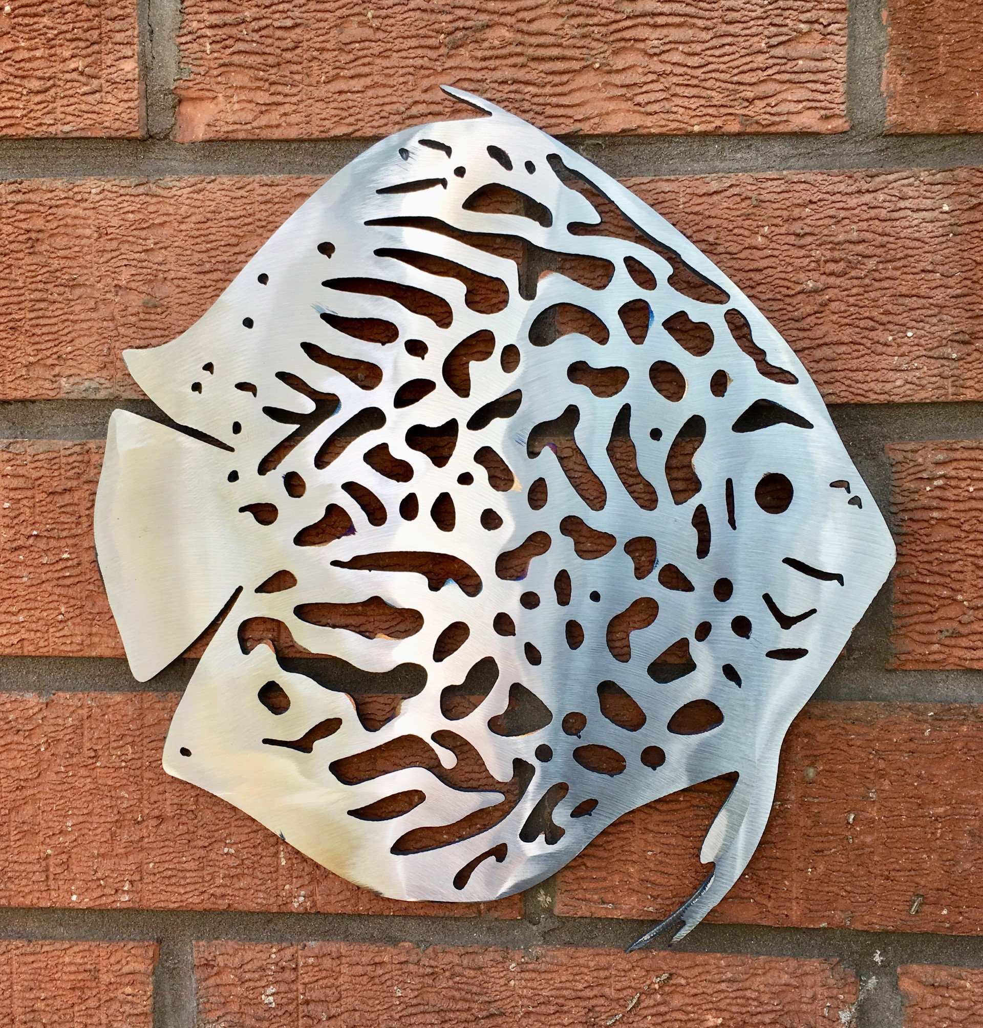 Discus Fish SVG PNG DXF Cut File for Cnc Plasma Cutting, Routing ...