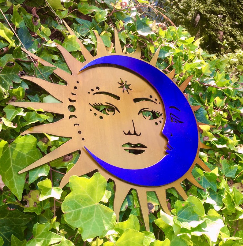 Sun & Moon SVG PNG DXF Cut File for Cnc Plasma Cutting, Routing ...