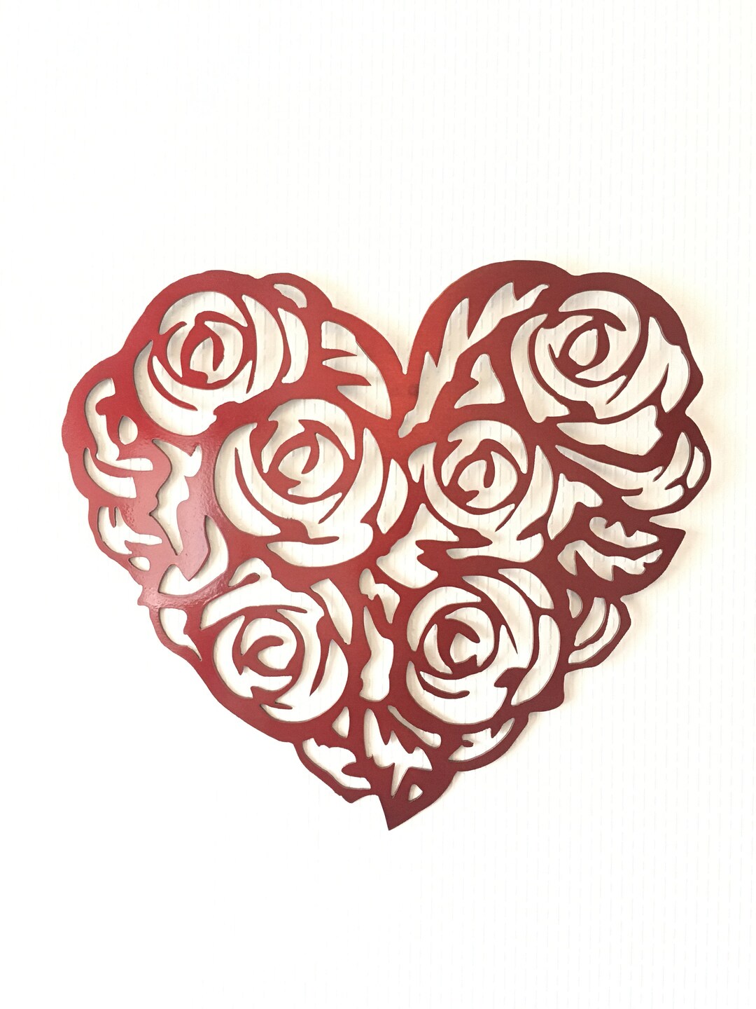 Rose Heart Bouque SVG PNG DXF Cut File for Cnc Plasma Cutting, Routing ...
