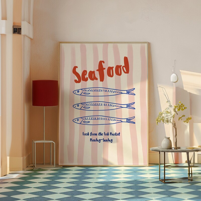 Seafood Posters - Etsy