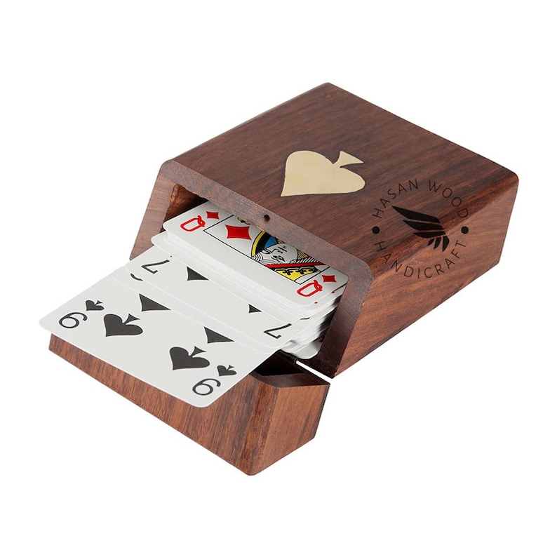 The Turf Club Playing Card Set in Hand-crafted Wooden Box (each Deck ...