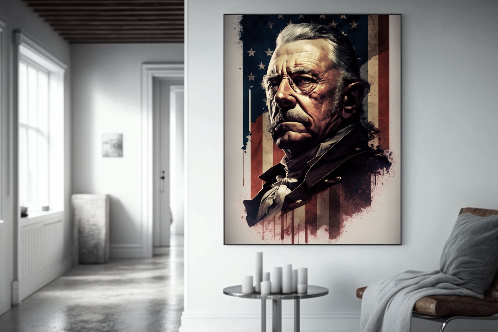 President Theodore Roosevelt Profile of a Rough Rider Digital Art ...