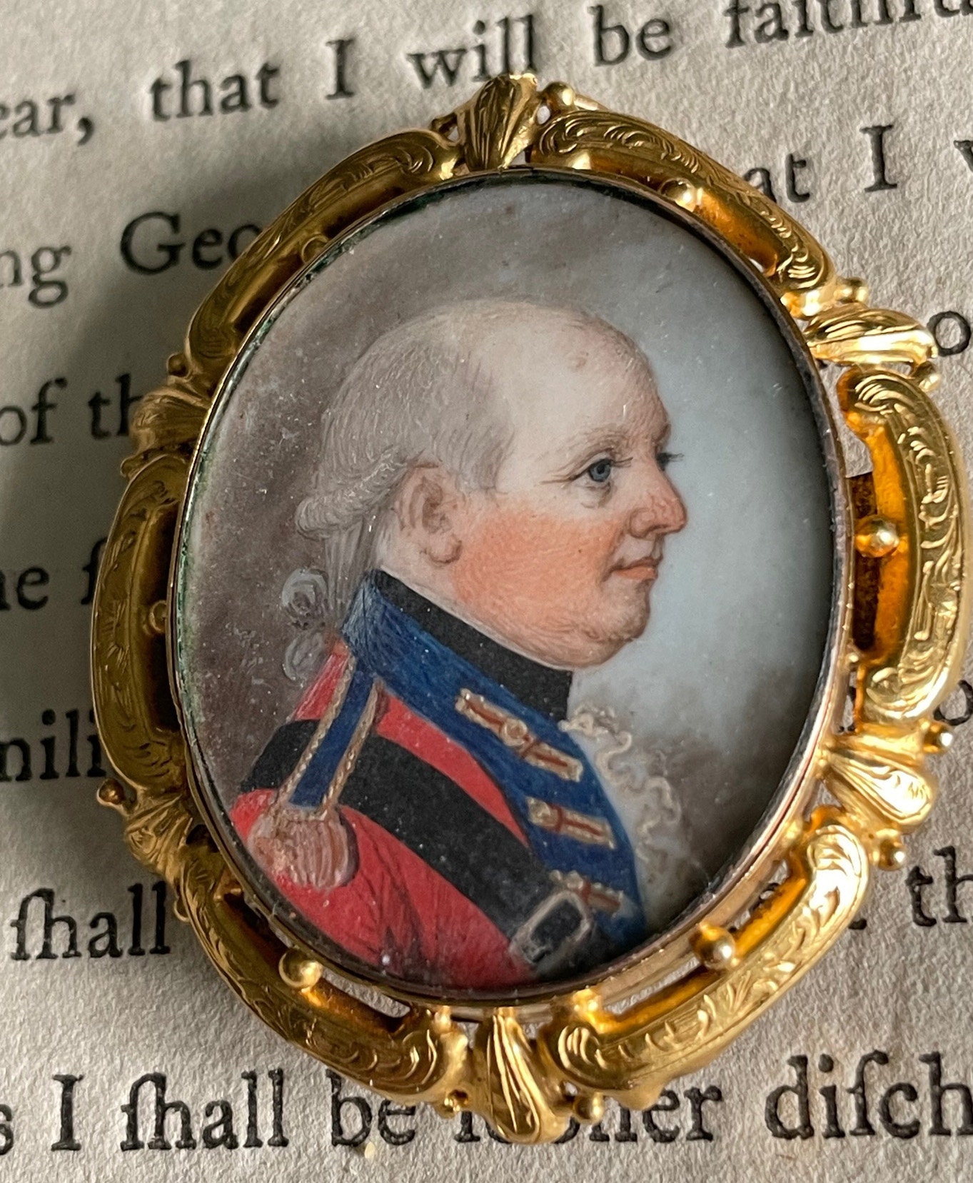 Miniature Portrait of a Grenadier Guard Ca 1780 - Etsy