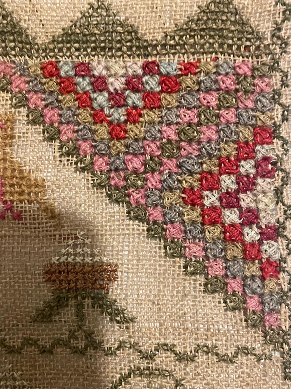Antique Reproduction Sampler Chart, Cross Stitch Sampler Chart ...