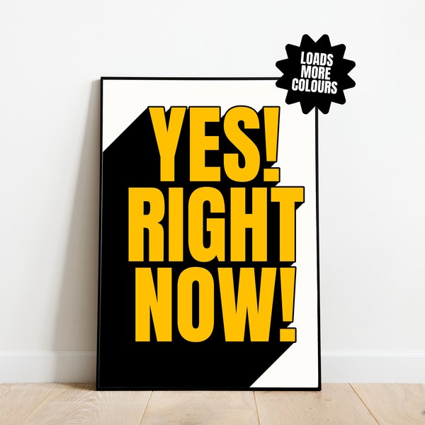 Typography Print - Etsy UK