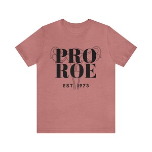 Pro Roe Established 1973 Reproductive Rights Feminism Unisex Jersey ...