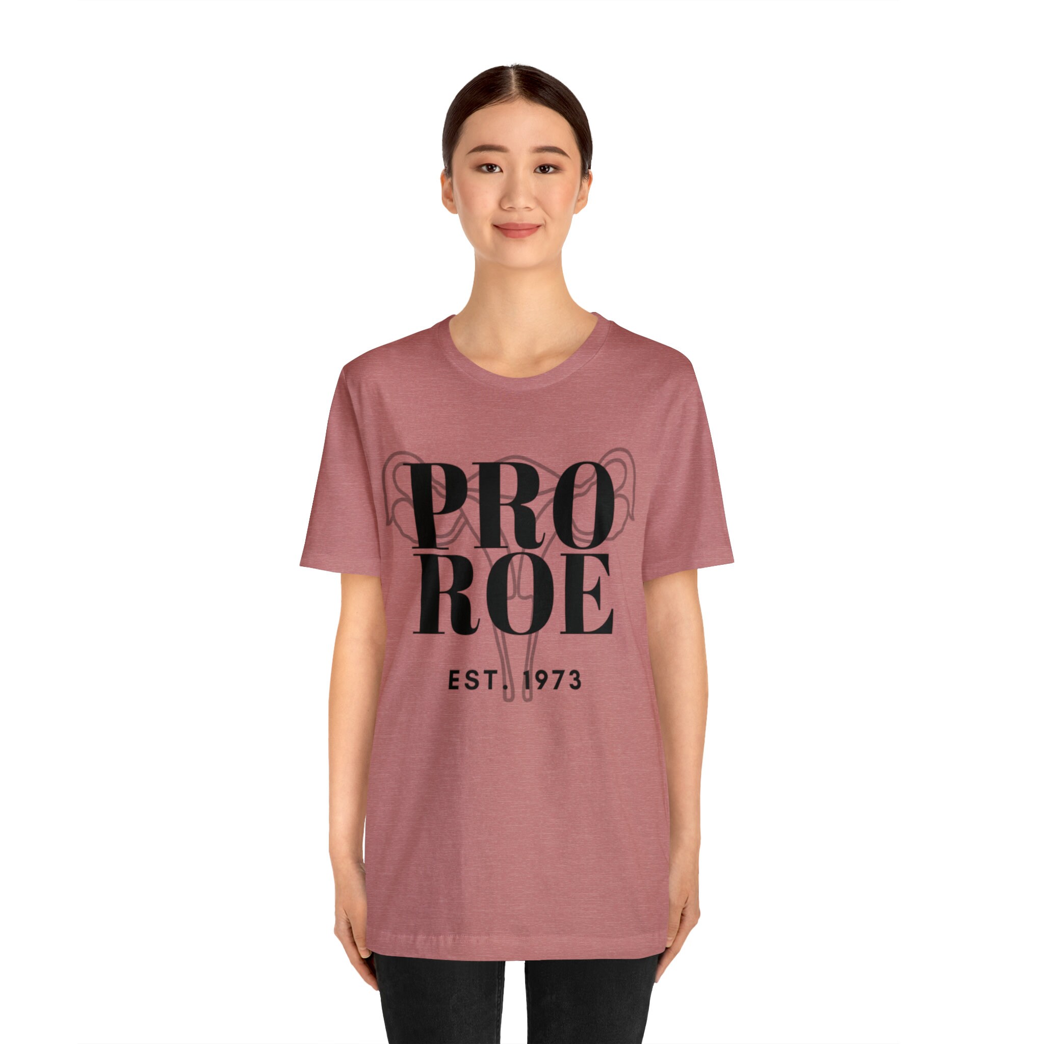 Pro Roe Established 1973 Reproductive Rights Feminism Unisex Jersey ...