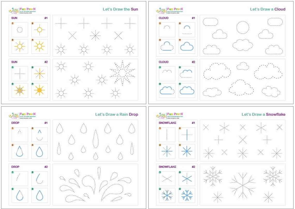 WEATHER: 24 Flashcards, Trackers (easy & Pro), Tracing Pages, ESL Cards ...