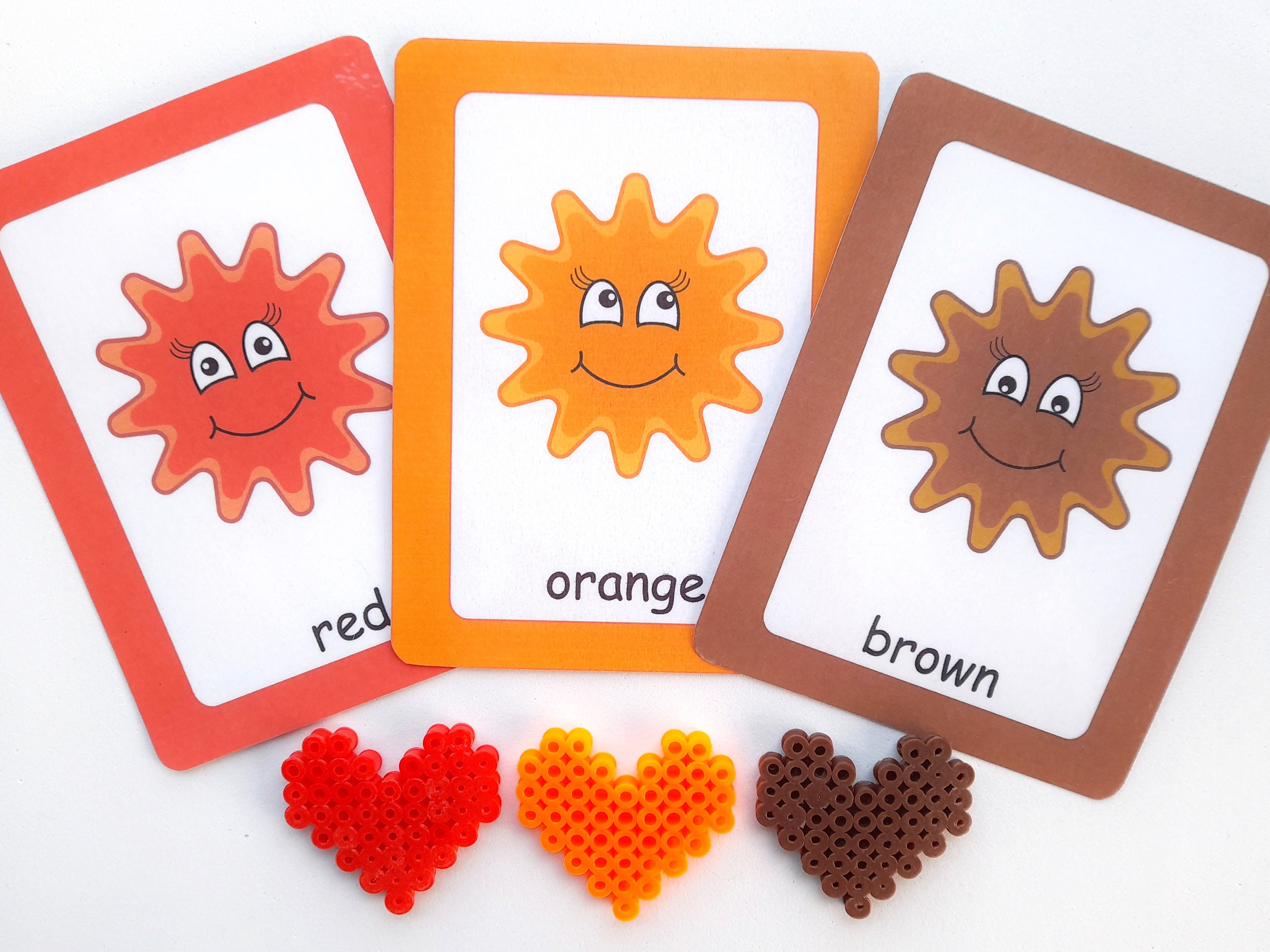 Smiley Colour Cards/posters, 12 Colours, Classroom Decor, ESL ...