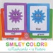 Smiley Colour Cards/posters, 12 Colours, Classroom Decor, ESL ...