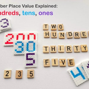 Perler Beads Alphabet and Numbers Template, DIY Craft (PDF Pattern) - Etsy