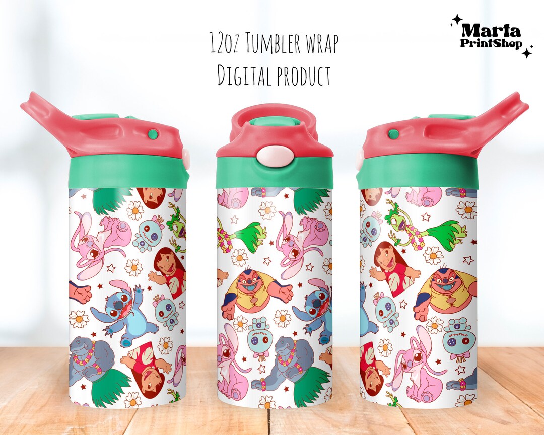 Spring Tumbler Png, Kids Sippy Cup 12oz, Flower Flip Top Tumbler 12oz ...