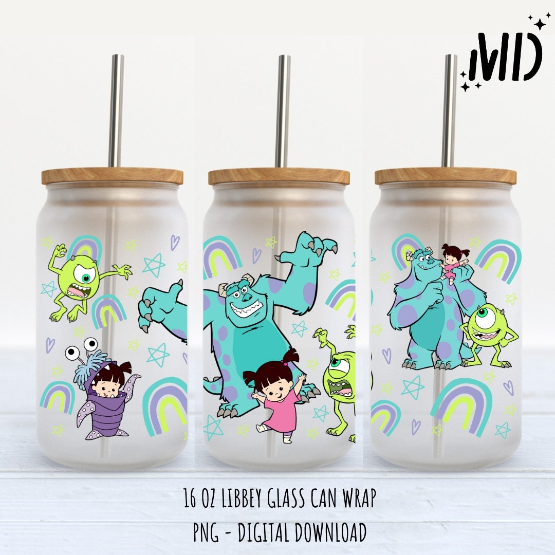 Monsters Libbey 16oz - Sublimation Design - Sublimation Design Digital ...