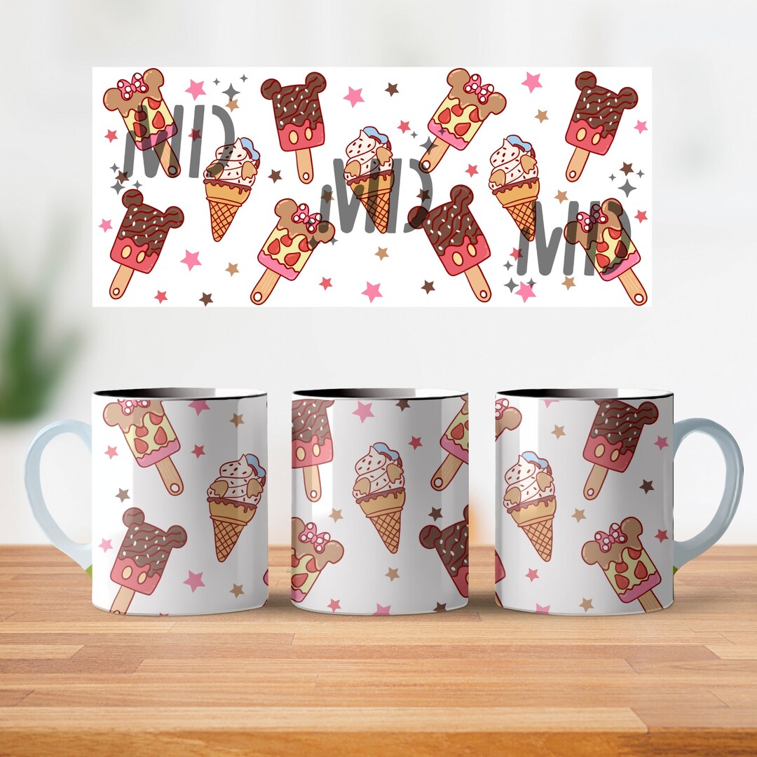 Ice Cream Magical Snacks Mug 11oz Png, Summer Snacks Coffe Mug 11oz ...