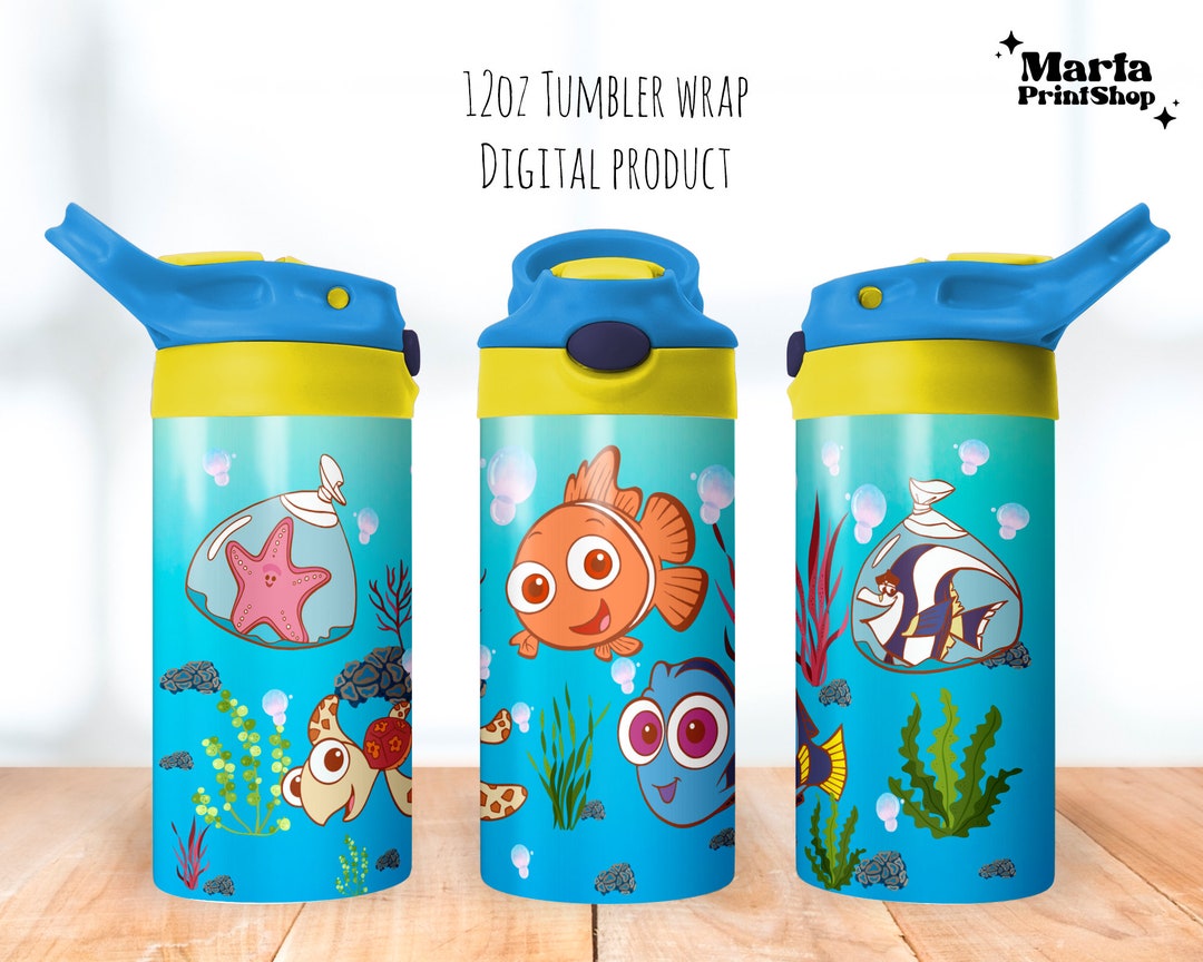 Under the Sea Sippy Cup 12oz Sublimation Design Tumbler 12 Oz, Fish ...