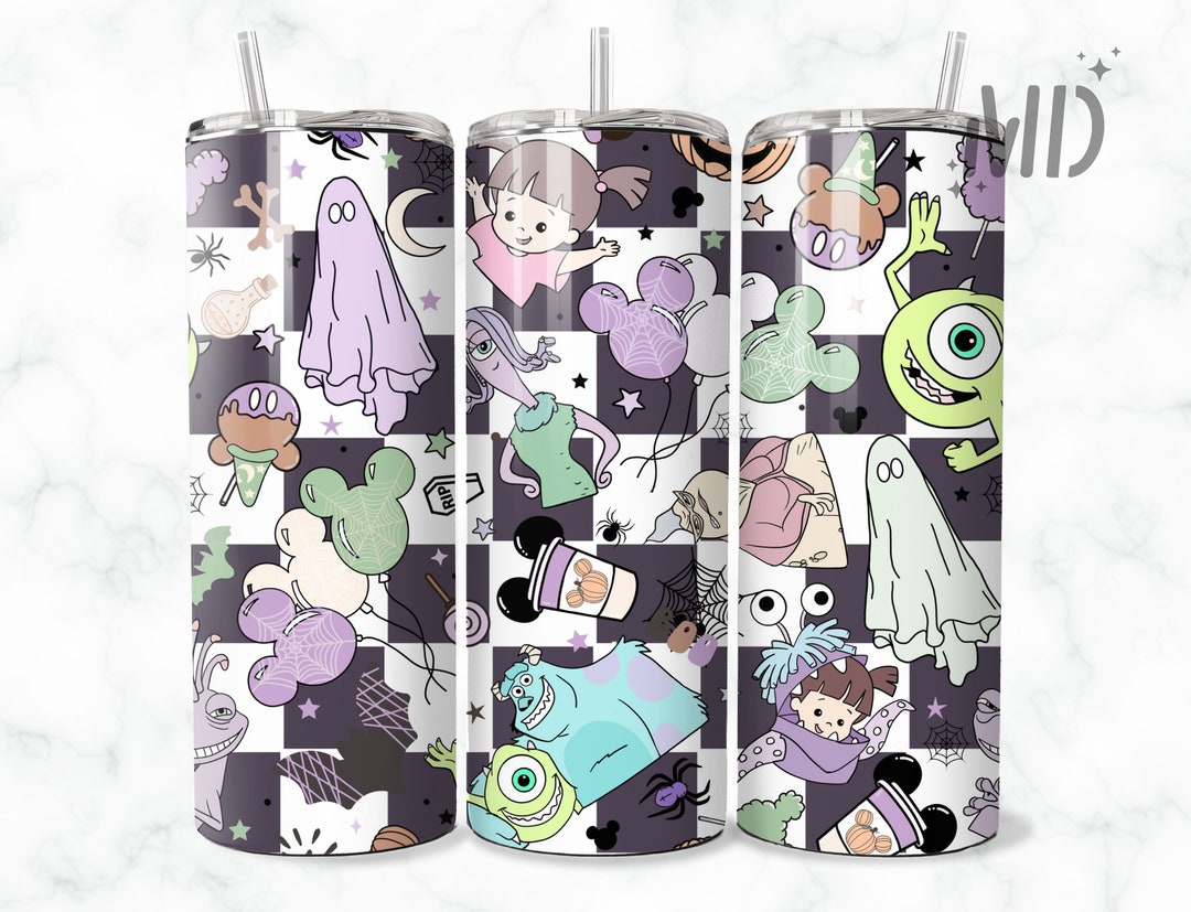 Halloween Monsters Tumbler Wrap 20oz Straight Skinny Wrap Sublimation ...