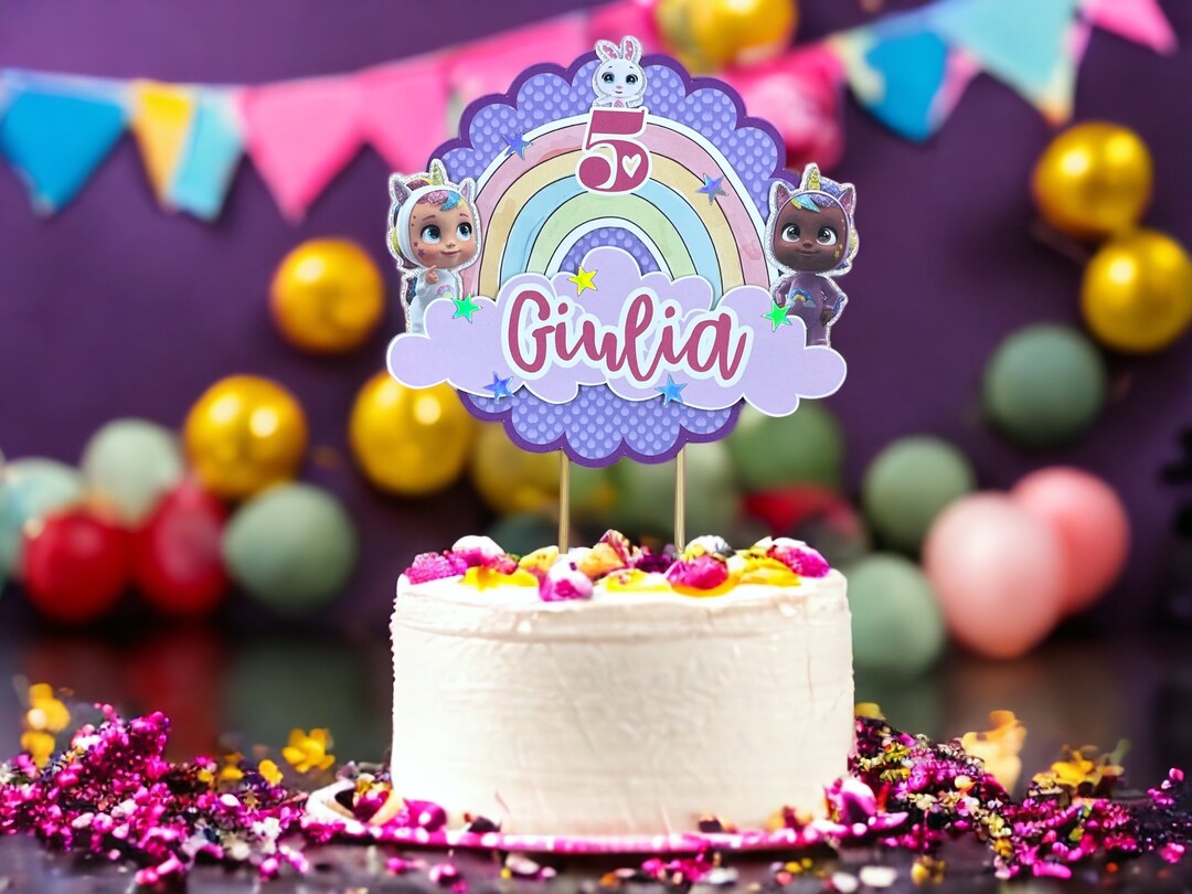 Customizable Cry Babies Theme Cake Topper - Etsy