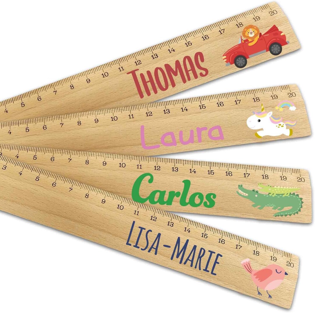 Personalisiertes Lineal Zur Einschulung in Verschiedene - Etsy