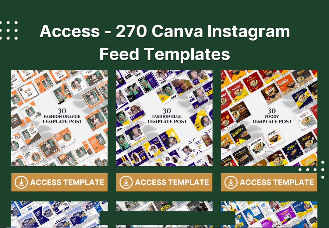 CANVA TEMPLATES, BUSINESS Templates, Digital Downloadable Canva Design ...